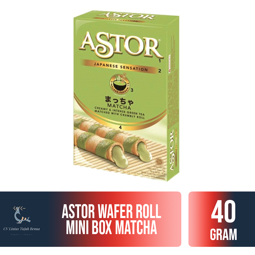 Astor Wafer Roll Mini Box 40gr | Food and Beverages | CV Lintas Tujuh Benua