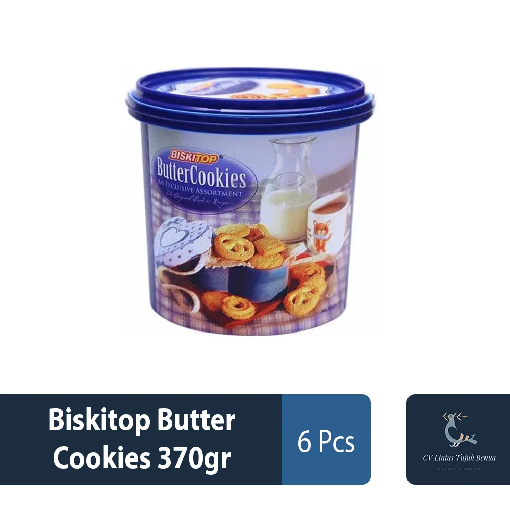 Biskitop Butter Cookies 370gr | Food and Beverages | CV Lintas Tujuh Benua