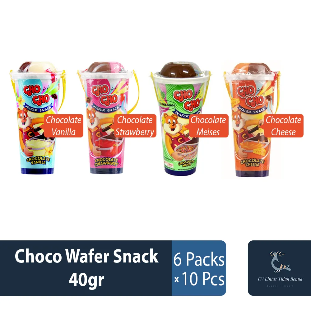 Choco Wafer Snack 40gr | Confectionary | CV Lintas Tujuh Benua