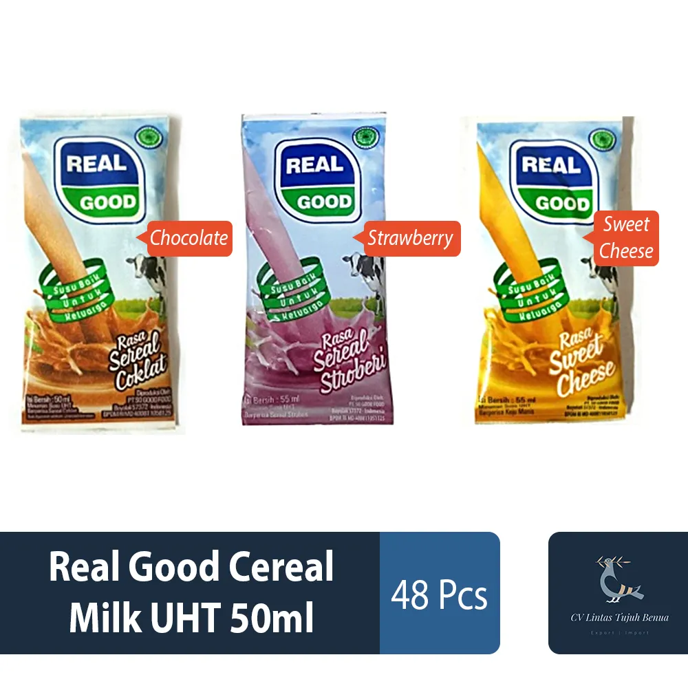 Real Good Cereal Milk UHT 50ml | Food and Beverages | CV Lintas Tujuh Benua