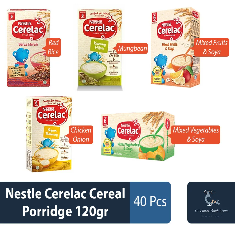 Nestle Cerelac Cereal Porridge 120gr | Instant Food & Seasoning | CV ...