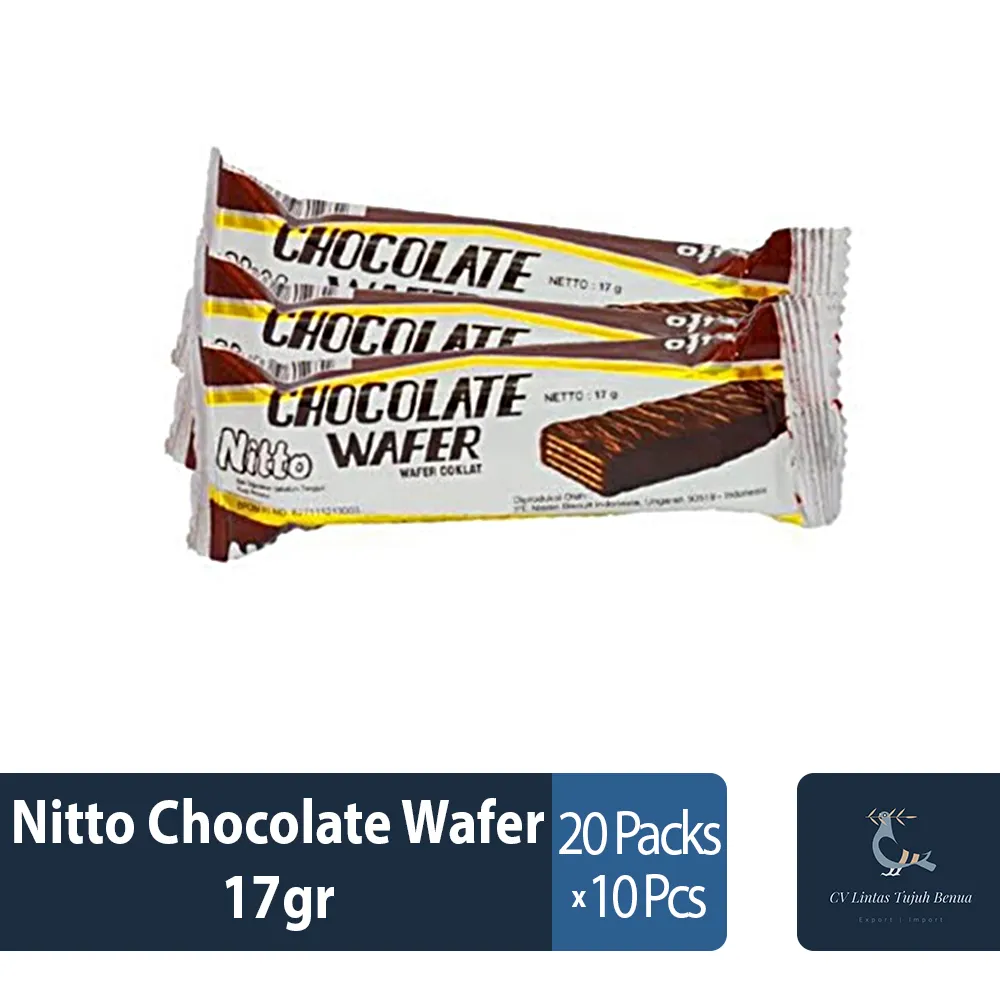 Nitto Chocolate Wafer 17gr | Food and Beverages | CV Lintas Tujuh Benua