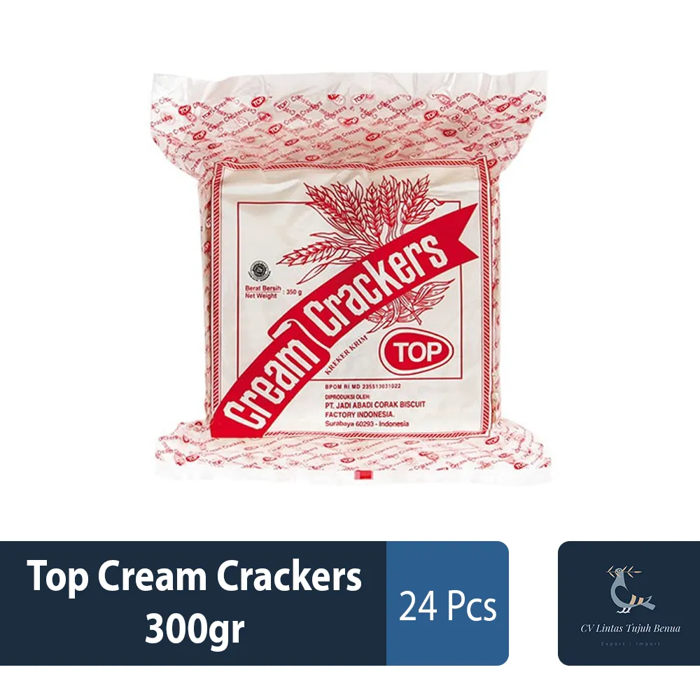 Top Cream Crackers 300gr | Food and Beverages | CV Lintas Tujuh Benua