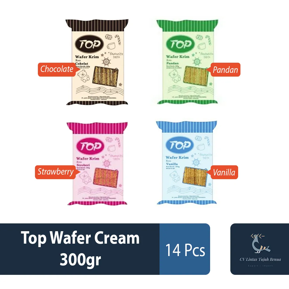 Top Wafer Cream 300gr | Food and Beverages | CV Lintas Tujuh Benua