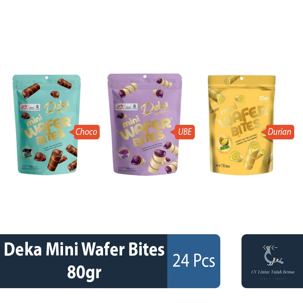 Deka Mini Wafer Bites 80gr | Food and Beverages | CV Lintas Tujuh Benua