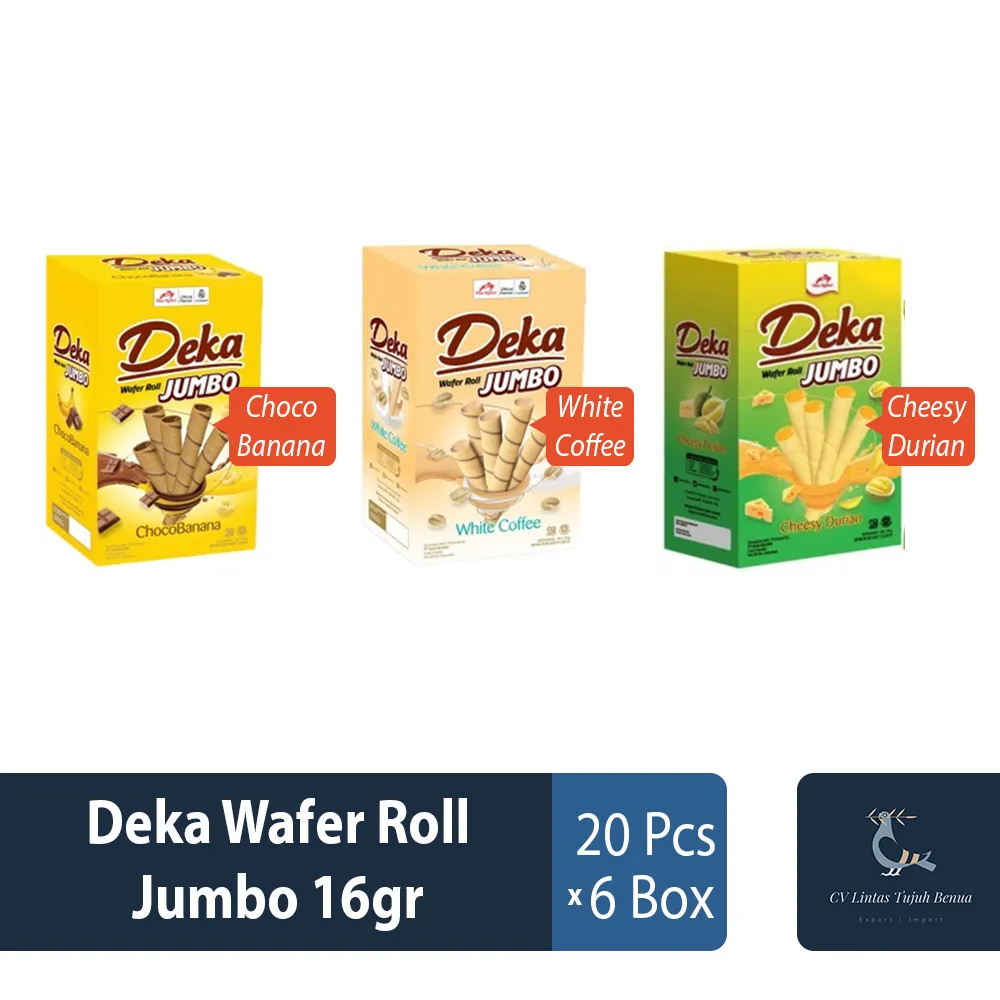 Deka Wafer Roll Jumbo 16gr | Food and Beverages | CV Lintas Tujuh Benua