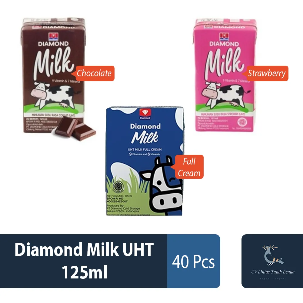 Diamond Milk UHT 125ml | Food and Beverages | CV Lintas Tujuh Benua