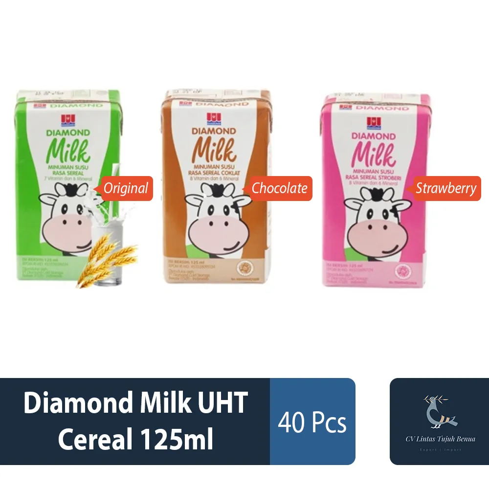 Diamond Milk UHT Cereal 125ml | Food and Beverages | CV Lintas Tujuh Benua