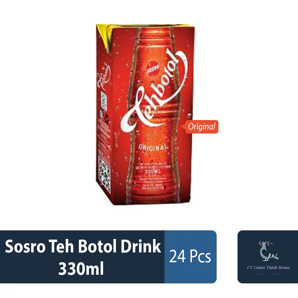 Sosro Teh Botol Drink 330ml | Food and Beverages | CV Lintas Tujuh Benua