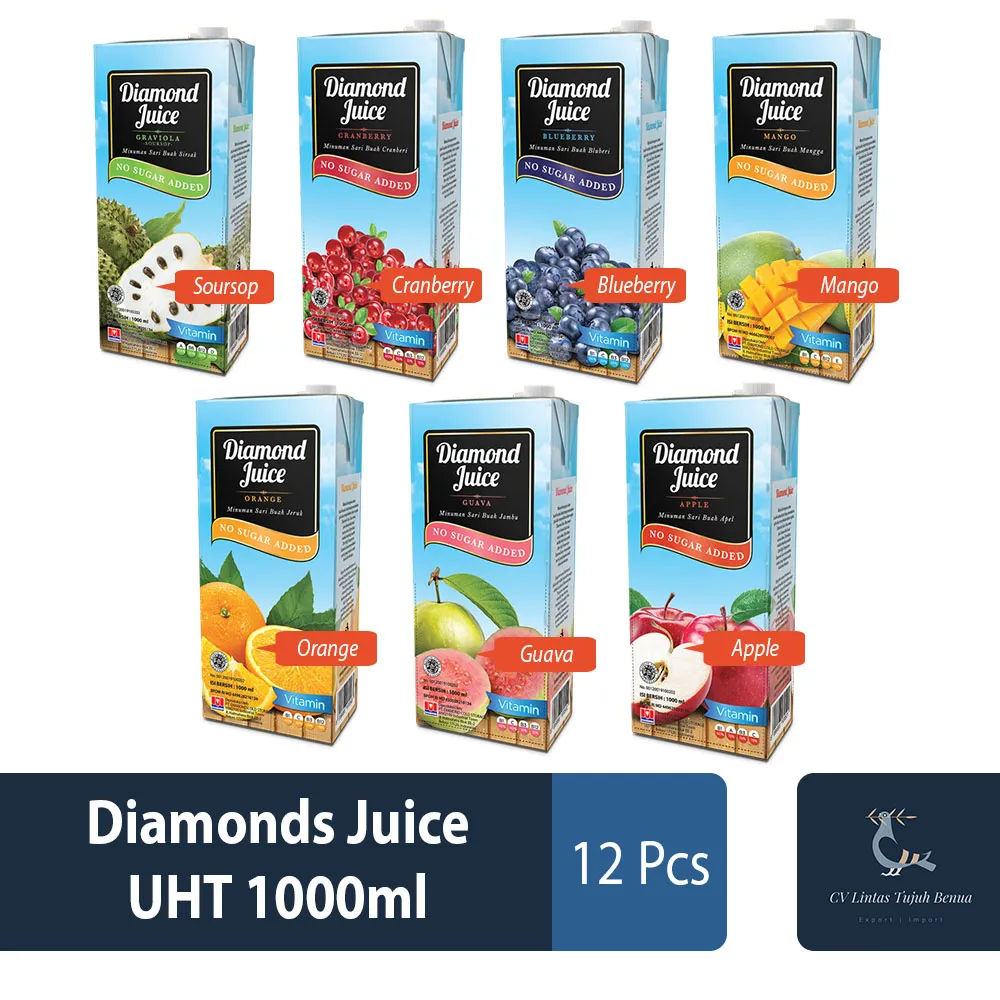 Diamond Juice UHT 1000ml | Food and Beverages | CV Lintas Tujuh Benua