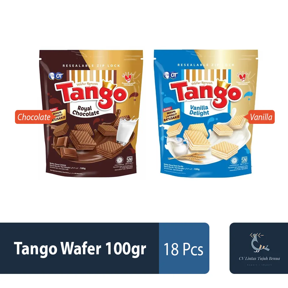 Tango Wafer 100gr | Food and Beverages | CV Lintas Tujuh Benua