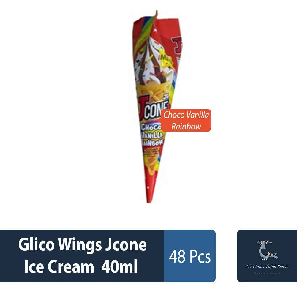 Glico Wings Jcone Ice Cream 40ml | Food and Beverages | CV Lintas Tujuh ...
