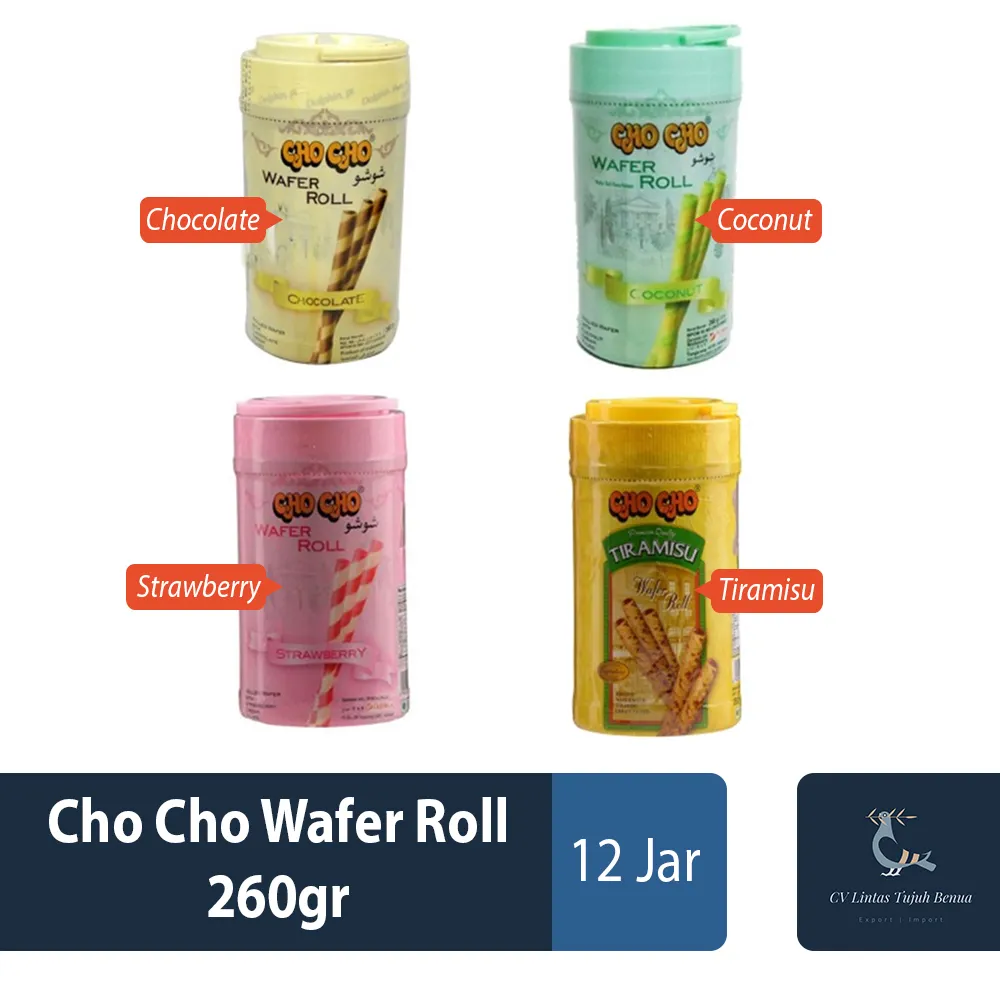 Cho Cho Wafer Roll 260gr | Food and Beverages | CV Lintas Tujuh Benua